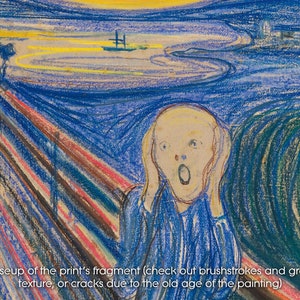 The Scream by Edvard Munch Giclée Canvas Print (1895) • Fine Art ...