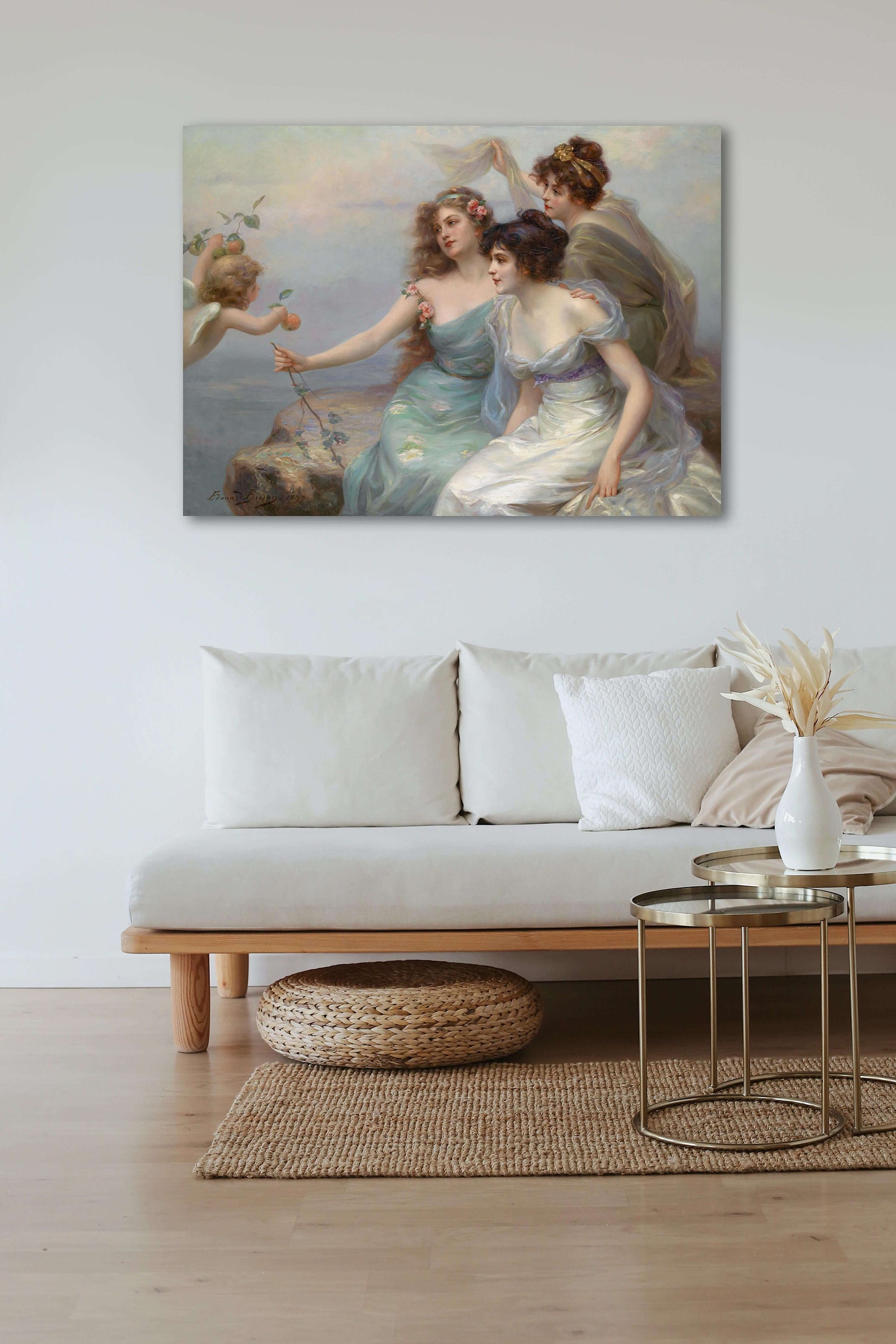 The Three Graces by Édouard Bisson Canvas Print (1899) • Fine Art Print ...