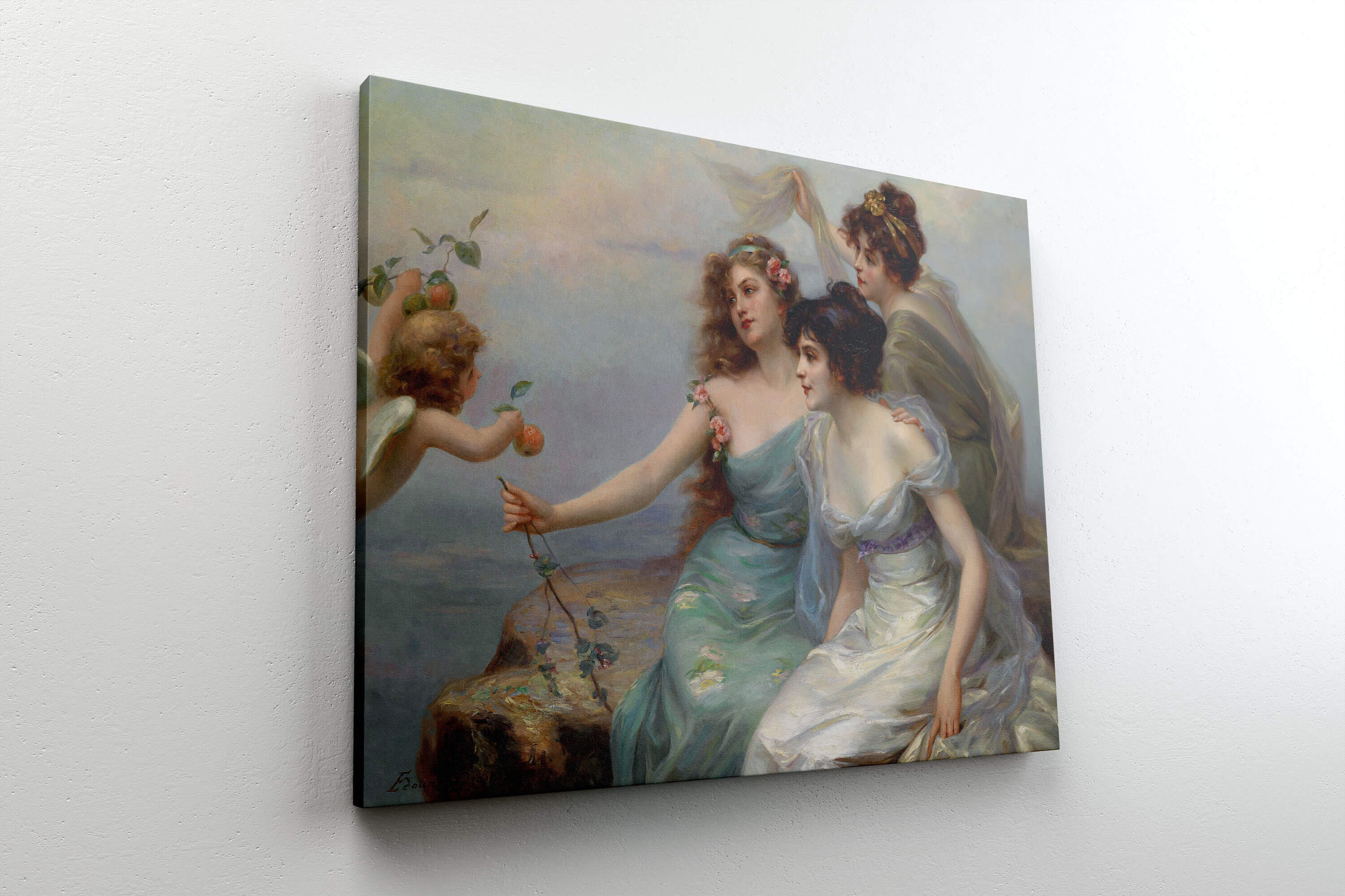 The Three Graces by Édouard Bisson Canvas Print (1899) • Fine Art Print ...