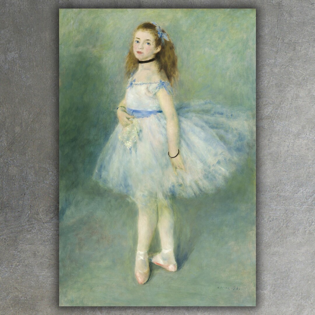 The Dancer by Pierre Auguste Renoir Canvas Print (1874) • Fine Art ...