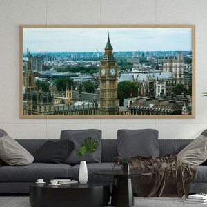 Big Ben in London Canvas Print London City Skyline Poster Urban ...