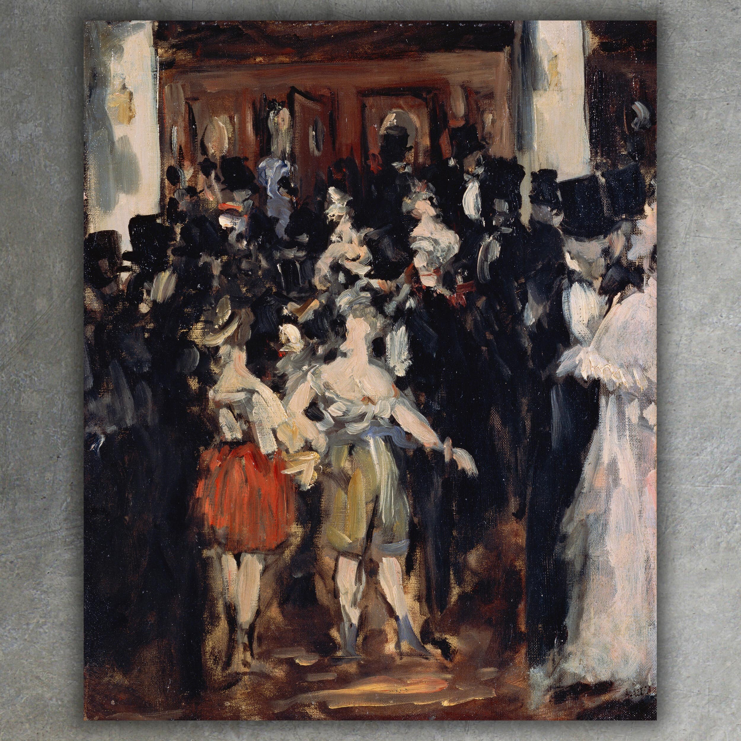 Masked Ball at the Opera by Édouard Manet Giclée Canvas Print (1873 ...