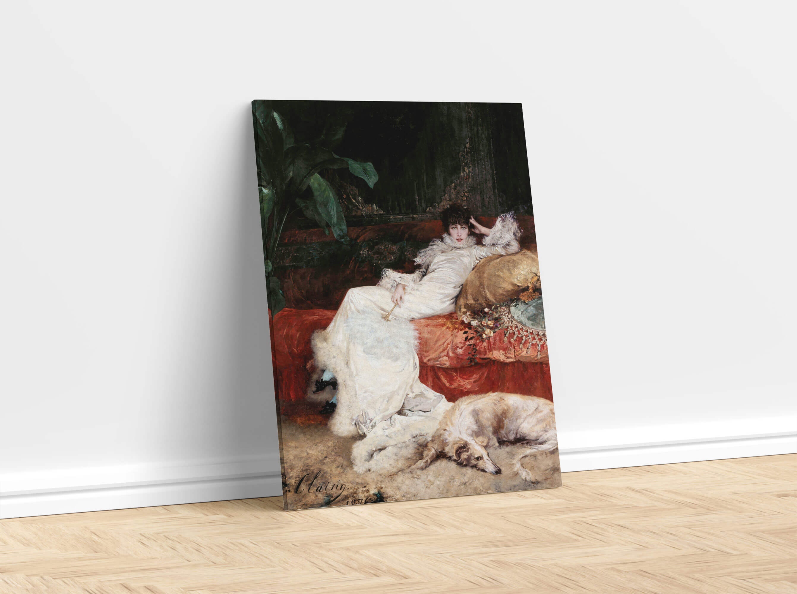 Portrait De Sarah Bernhardt by Georges Jules Victor Clairin Canvas ...