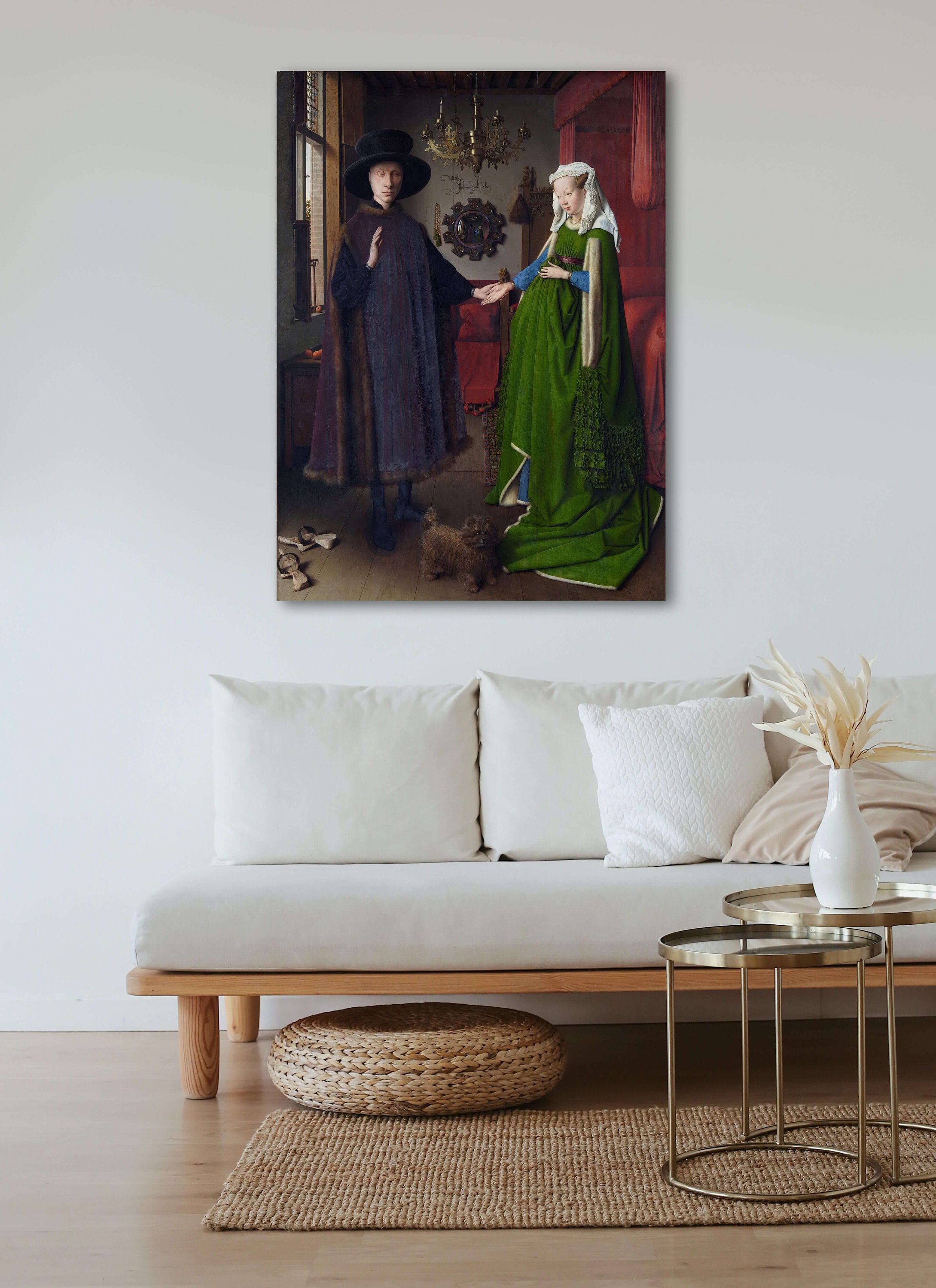 The Arnolfini Portrait by Jan Van Eyck Canvas Print (1434) • Fine Art ...
