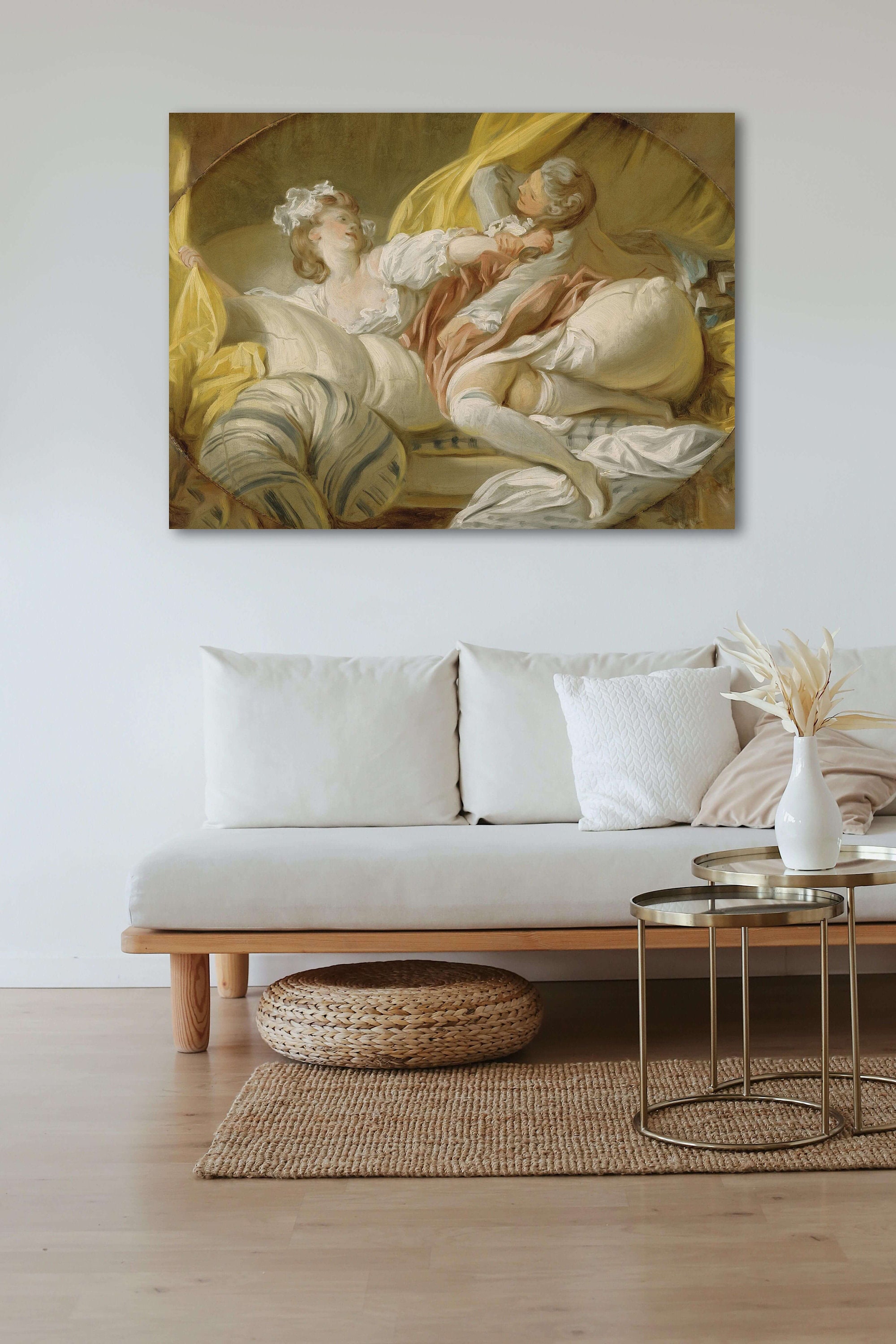 The Beautiful Servant by Jean Honoré Fragonard Canvas Print • Fine Art ...