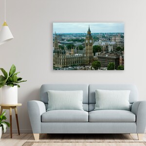 Big Ben in London Canvas Print London City Skyline Poster Urban ...