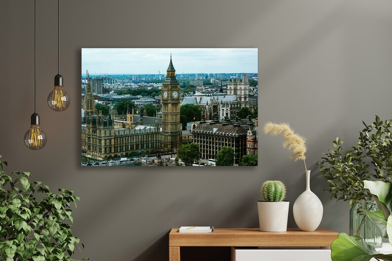 Big Ben in London Canvas Print London City Skyline Poster Urban ...