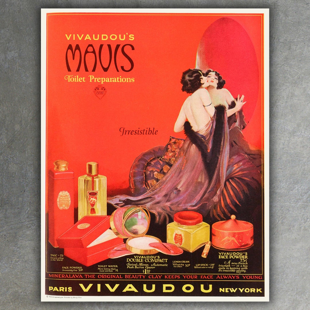 Mavis Irresistible French Poster Retro Wall Art Vintage Home Decor ...