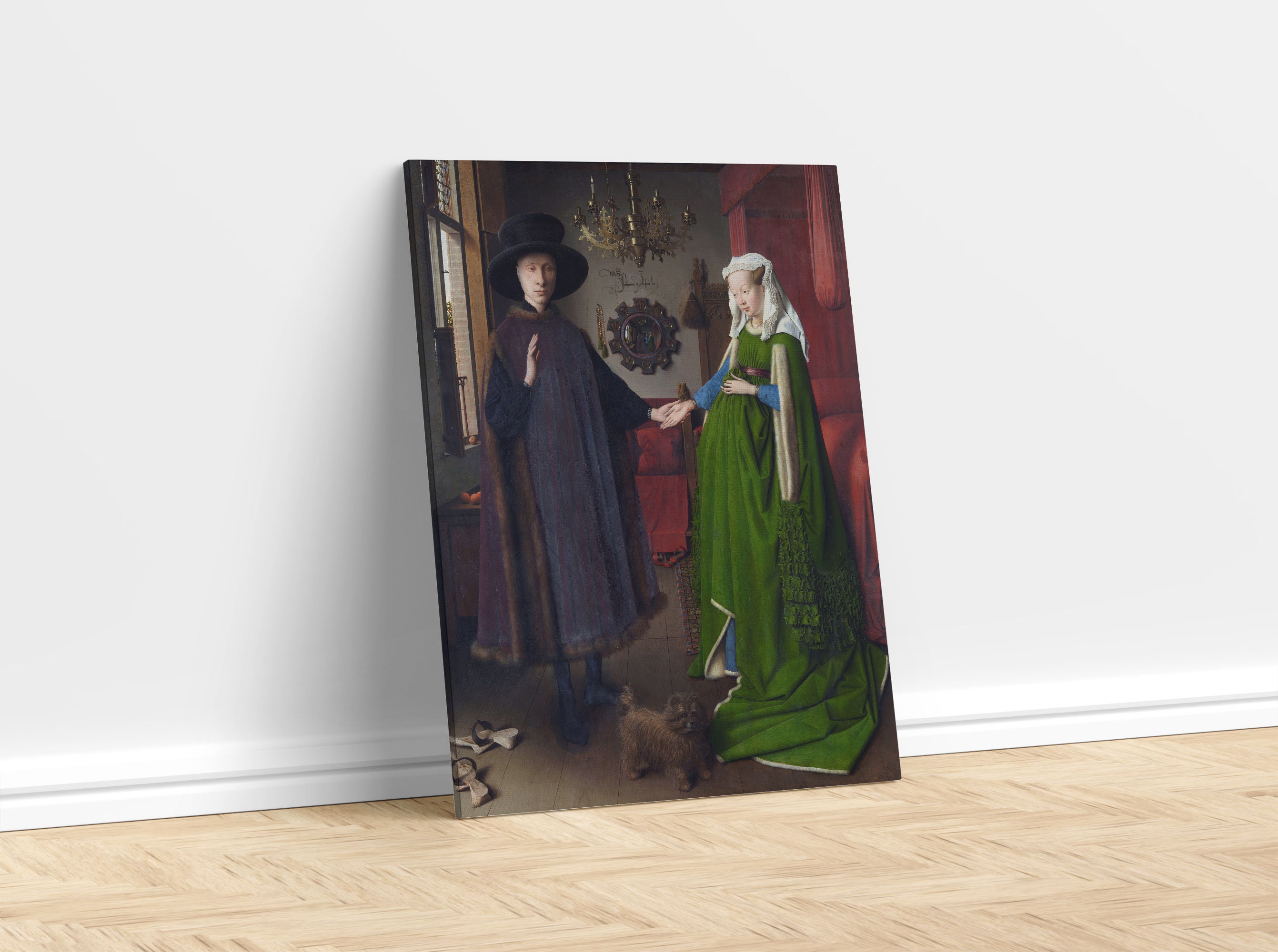 The Arnolfini Portrait by Jan Van Eyck Canvas Print (1434) • Fine Art ...