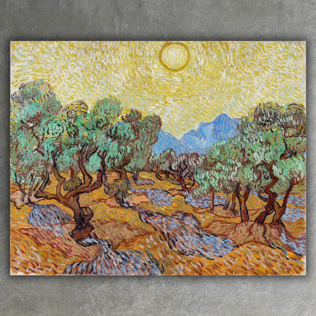Olive Trees by Vincent Van Gogh Giclée Canvas Print (1889) • Fine Art ...
