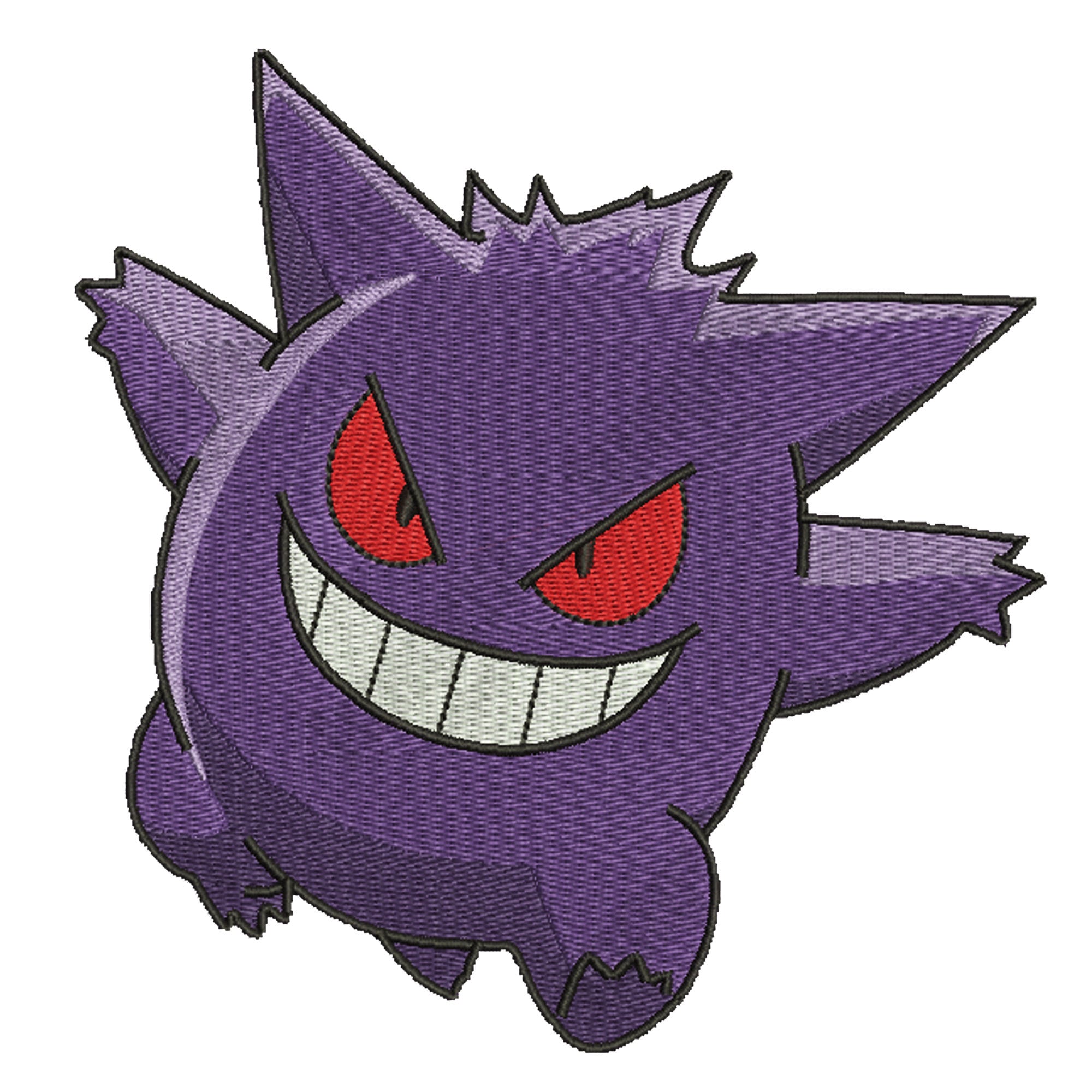 Embroidery Design Pokemon, Machine Embroidery Designs Pokemon, Gengar ...