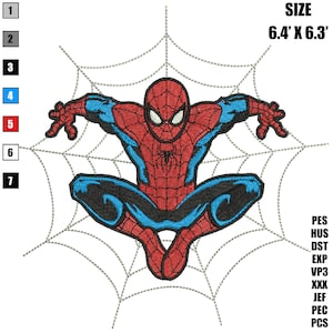 Spiderman,embroidery,design. Spiderman Machine Embroidery, Spiderman ...