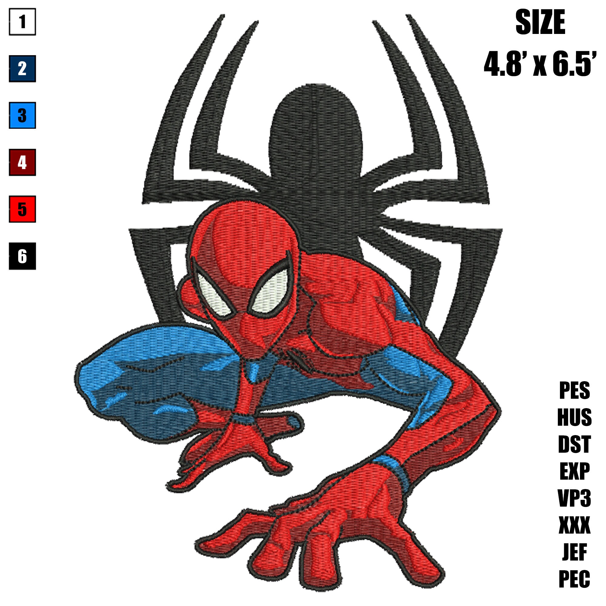 Embroidery Design Spiderman, Machine Embroidery Designs Spiderman ...