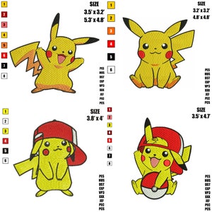 Embroidery Pokemon, Machine Embroidery Files Pokemon Machine Embroidery ...