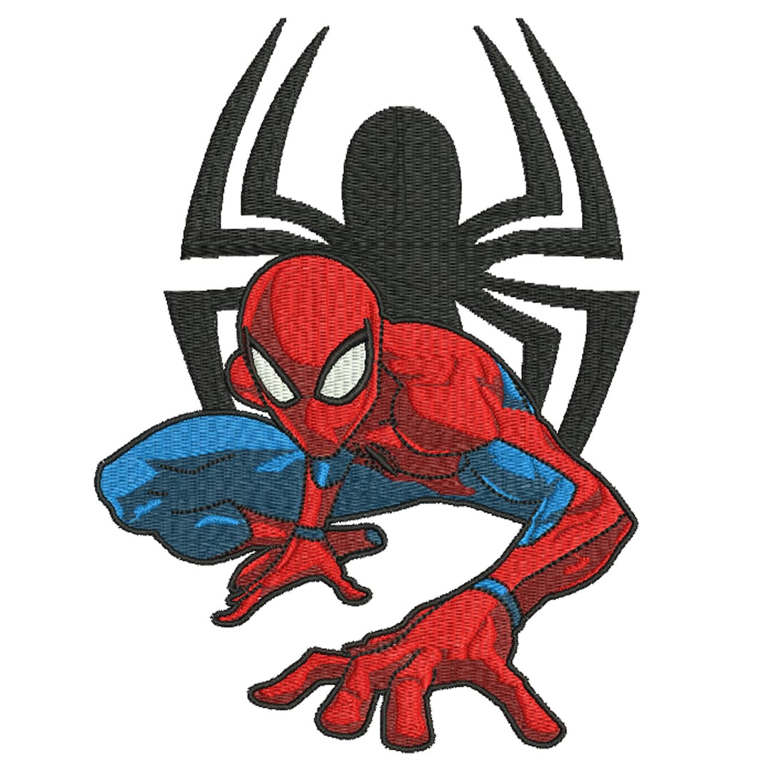Embroidery Design Spiderman, Machine Embroidery Designs Spiderman ...