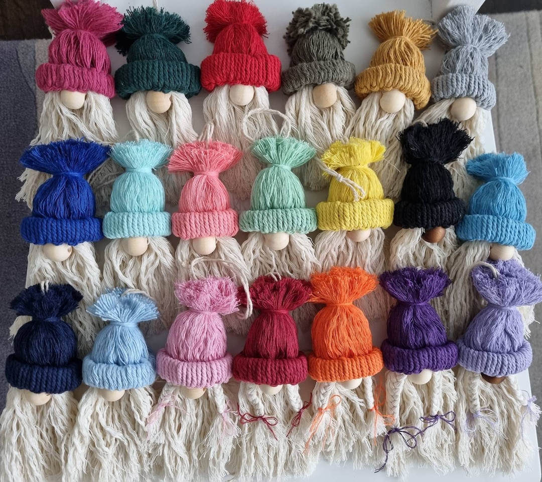 Best Seller Macrame Hanging Hipster Gonk, Car Accessory, VW Campervan ...