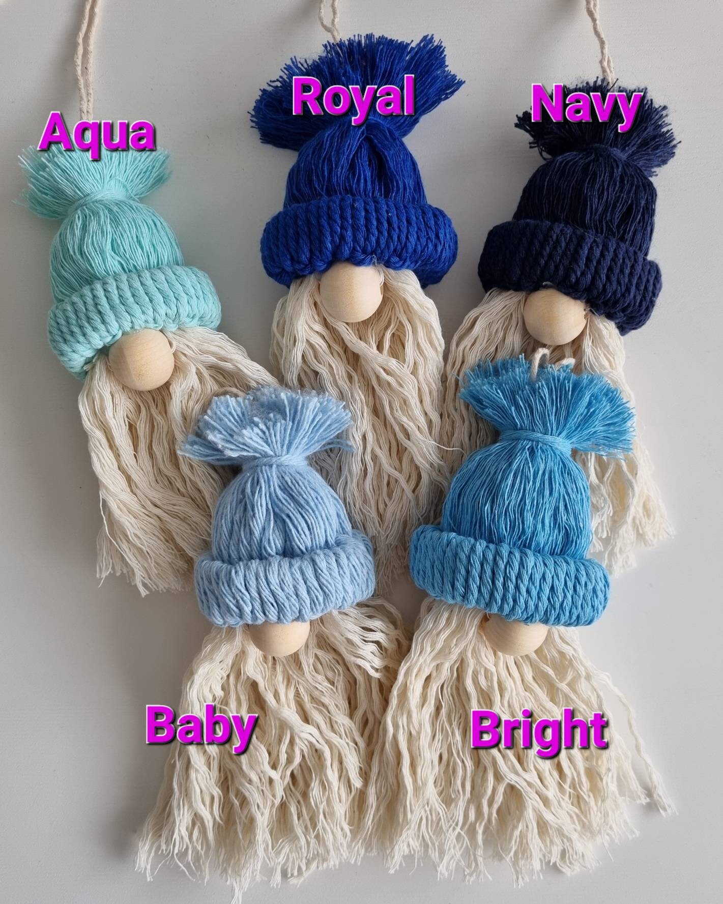 Best Seller Macrame Hanging Hipster Gonk, Car Accessory, VW Campervan ...