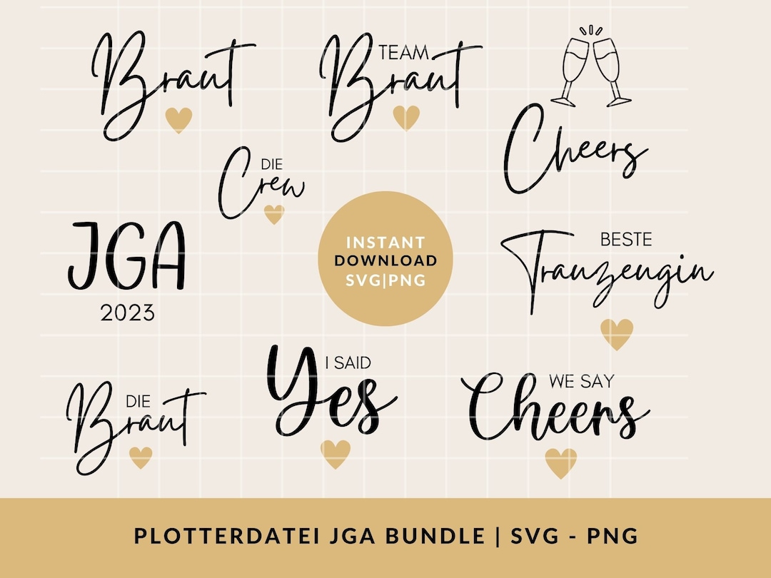 Plotter File JGA SVG PNG | Team Bride | Bachelorette Party Svg | Bride to Be Svg | Download ...