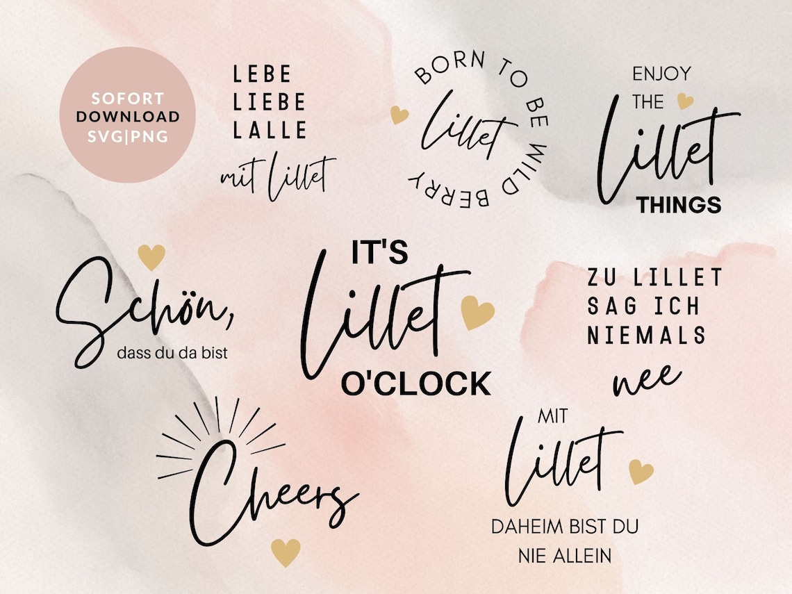 Lillet SVG Bundle Lillet Quote Lillet Svg Alcohol Svg - Etsy.de