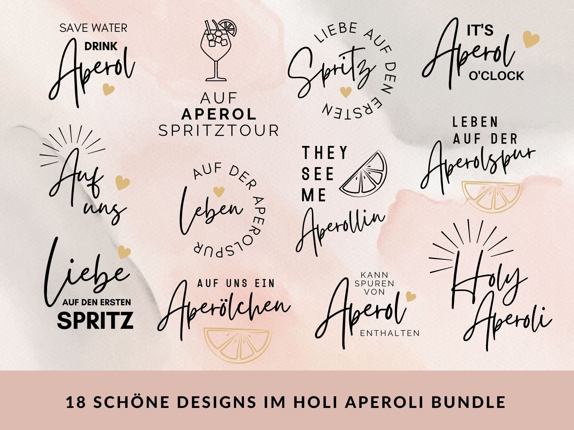 Aperol SVG Bundle Holy Aperoli svg png Aperol Spritztour - Etsy.de