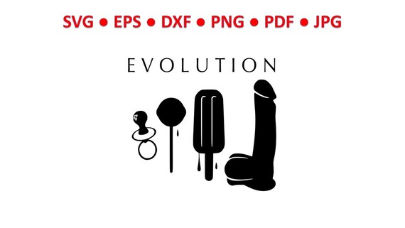 Evolution SVG PNG Dxf Eps Pdf Jpg Html Cricut | Etsy
