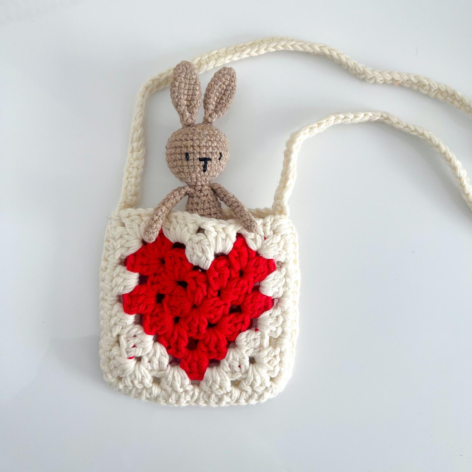 Crochet Bunny Crossbody Bag for Kids, Gifts for Girls, Crochet Toy - Etsy