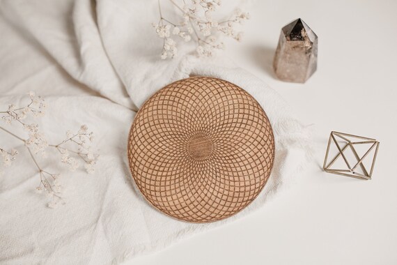 Figure Torus Yantra Sacred Geometry Engraved in Wood - Etsy