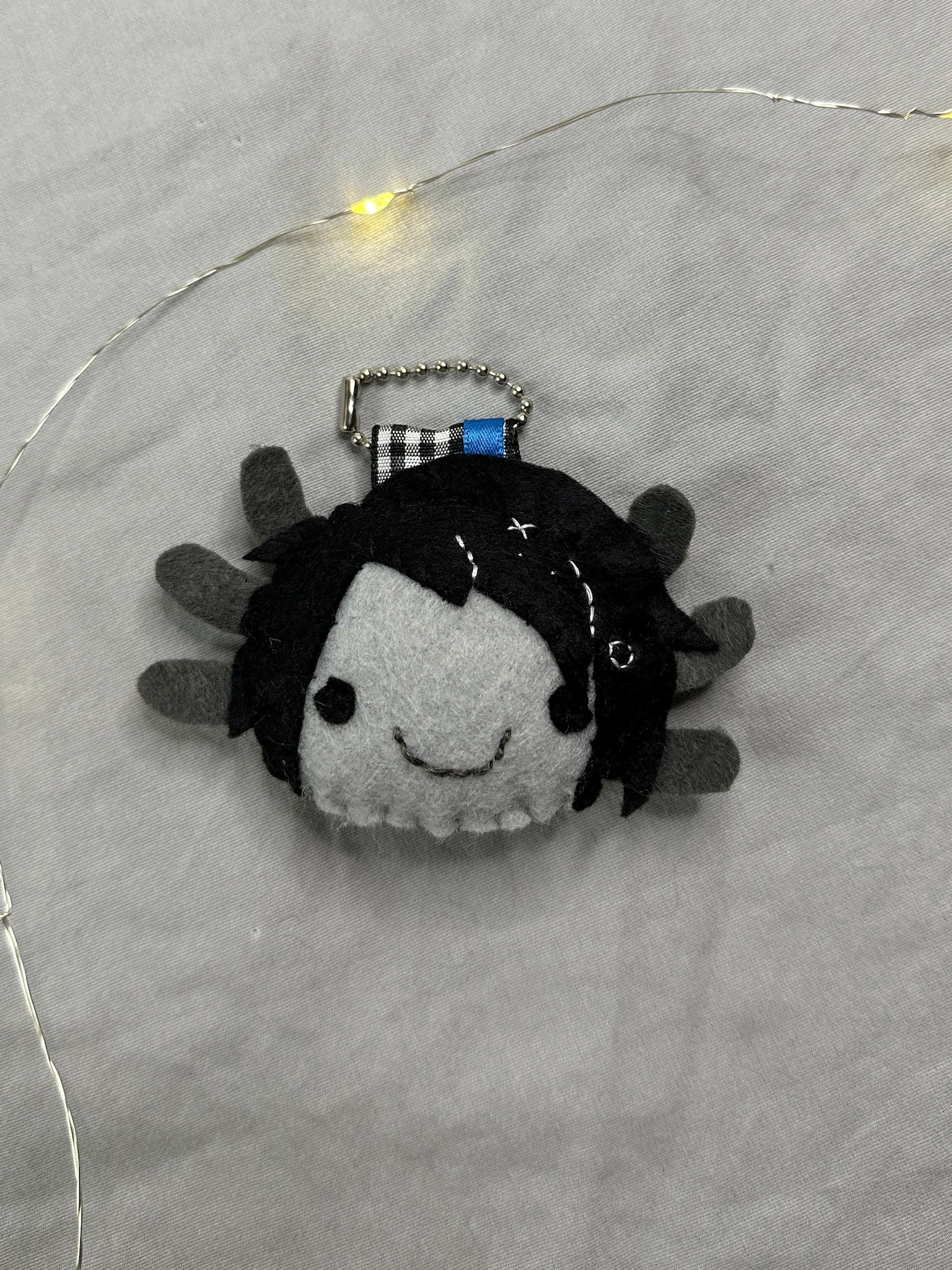 Handmade Emo Axolotl Felt Plushie Keychain Bag Charm| Stargirllee - Etsy