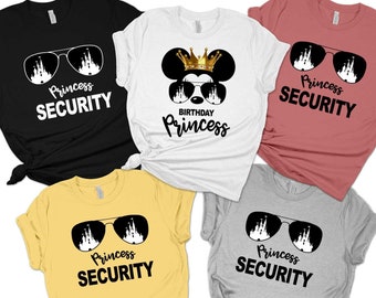 Princess Security Shirt, Princess Protection Tshirt, Girl Birthday ...
