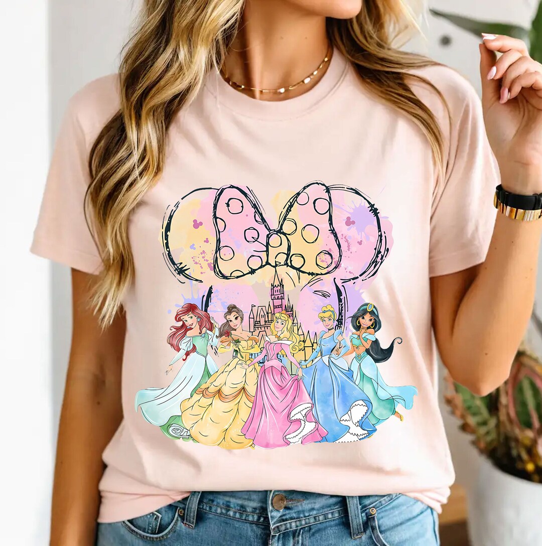 Disney Princess Shirt, Disney Watercolor Castle Tee, Disney Vacation ...