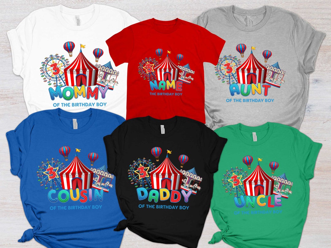 Carnival Family Shirts 2026, Circus Shirt, Circus Birthday Shirt Girls ...