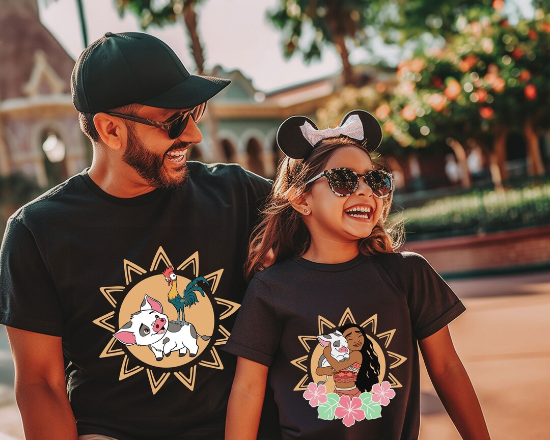 Moana Shirt, Hei Hei and Pua Shirt, Disney Shirt, Disneyland Shirt ...