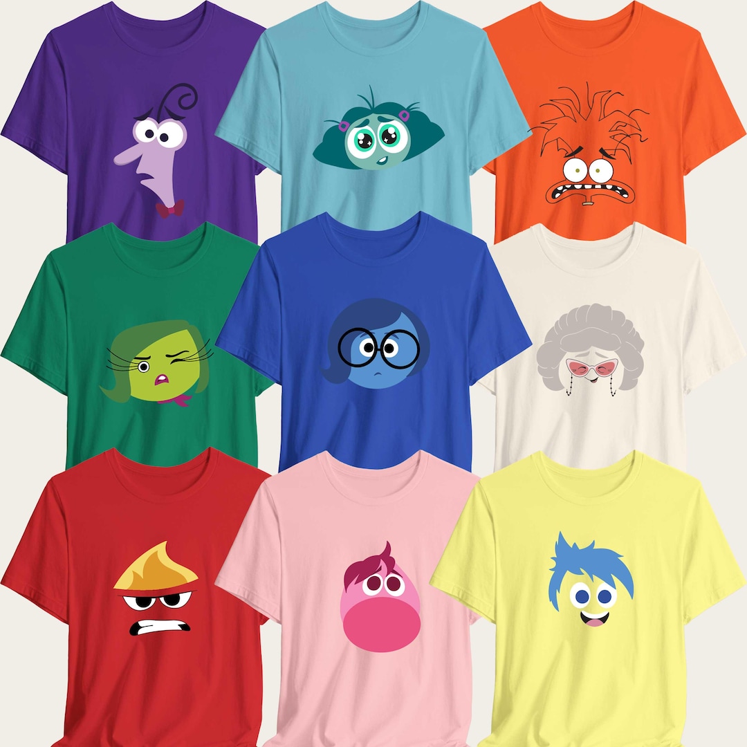 Inside Out 2 Family Party Shirts, Inside Out Matching Shirts, Inside ...