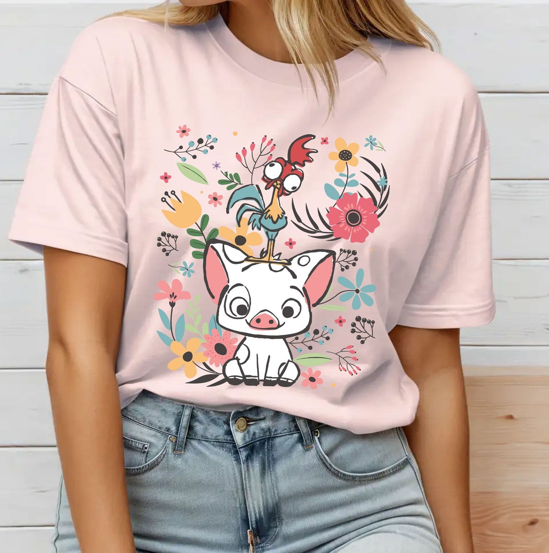 Hei Hei & Pua Shirt, Moana Shirt, Pua Shirt, Moana Pig Shirt ...