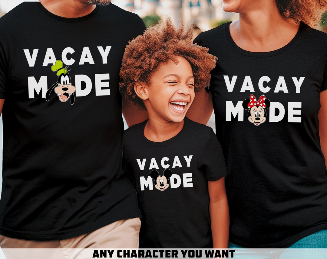 Disney 2024 Vacay Mode Shirts, Disney Vaction Shirts, Matching Disney ...