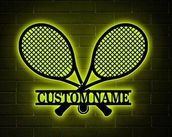 Metal Tennis Sign - Etsy