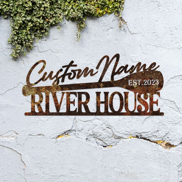 River House Sign - Etsy