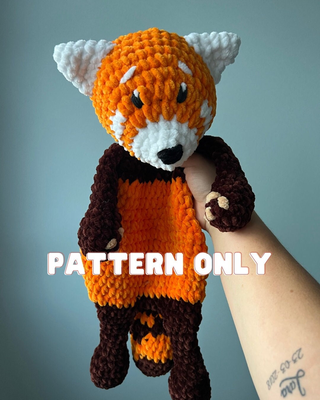 Rosy the Red Panda - Amigurumi Crochet Pattern - PDF (english - Us Term ...