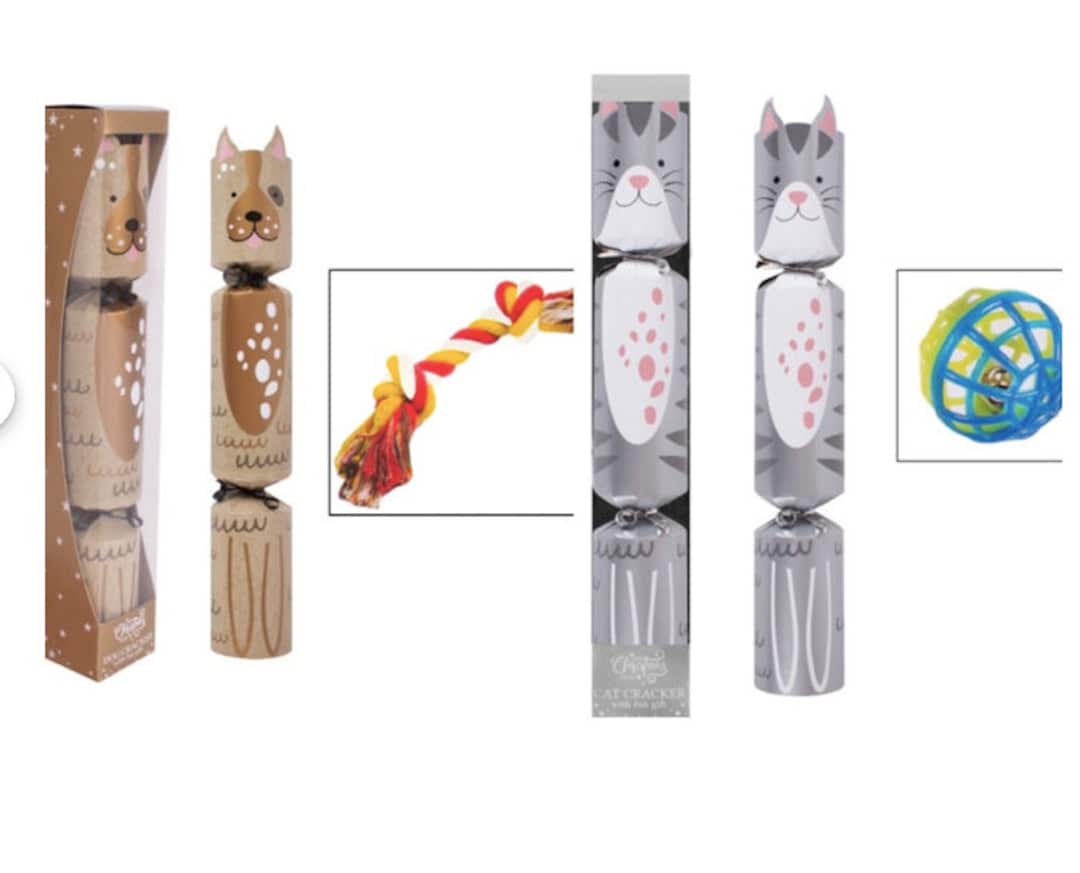 Catdog Cat Christmas Crackers Pet Animal Table Decoration - Etsy UK
