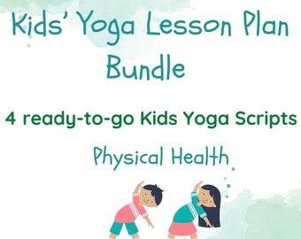 Kids' Yoga Lesson Plan Bundle Social Skills - Etsy
