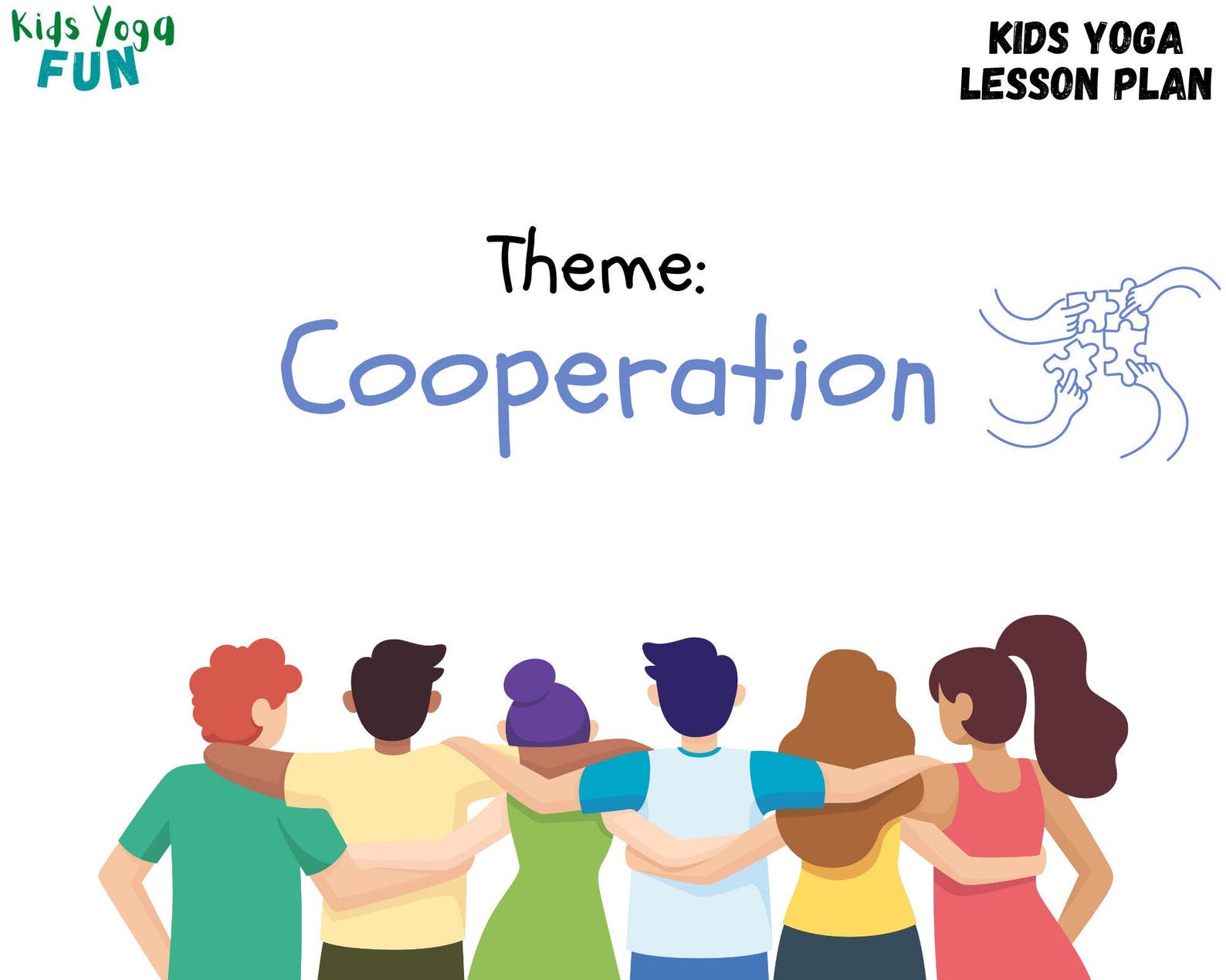 Kids Yoga Lesson Plan - Cooperation - Etsy