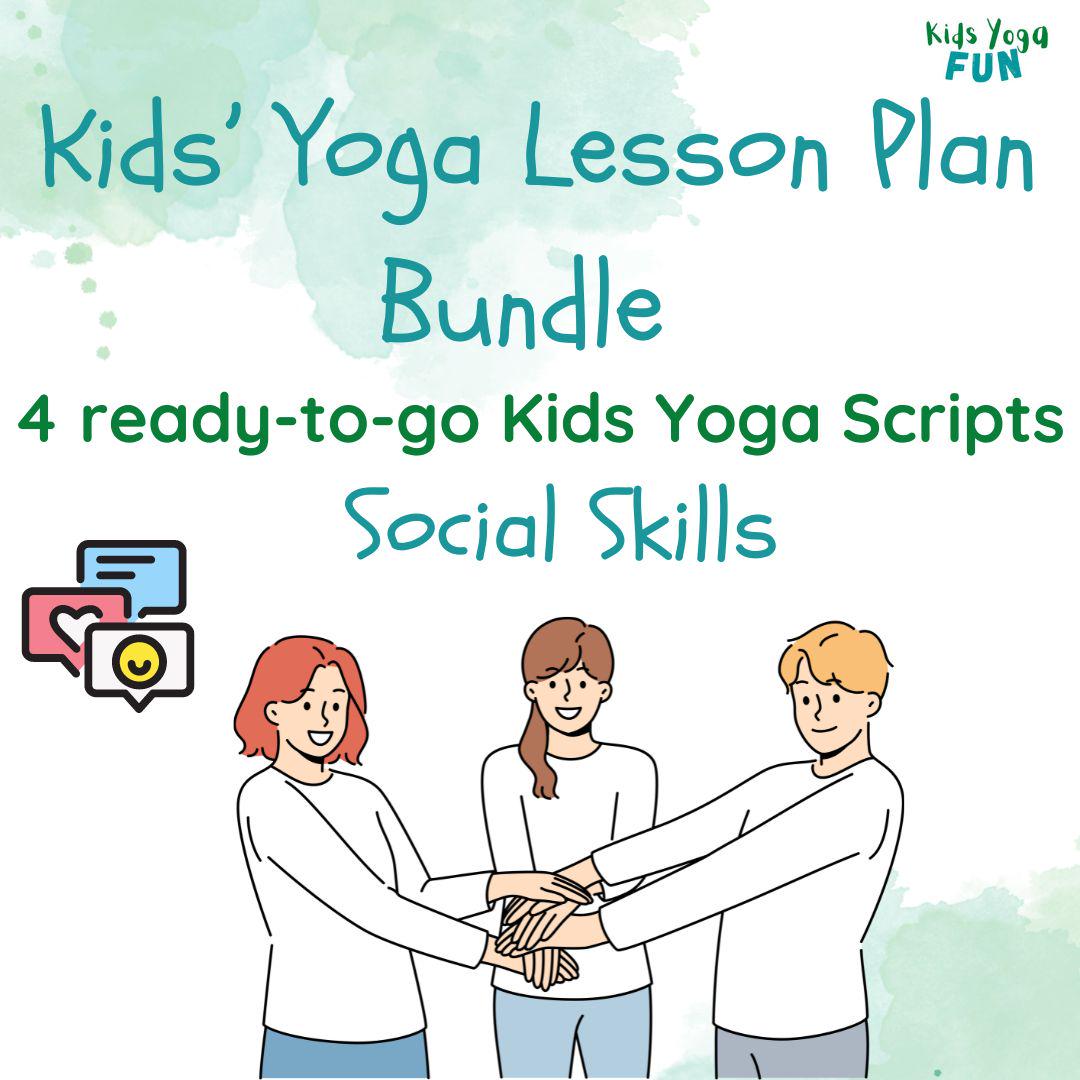 Kids' Yoga Lesson Plan Bundle - Social Skills - Etsy