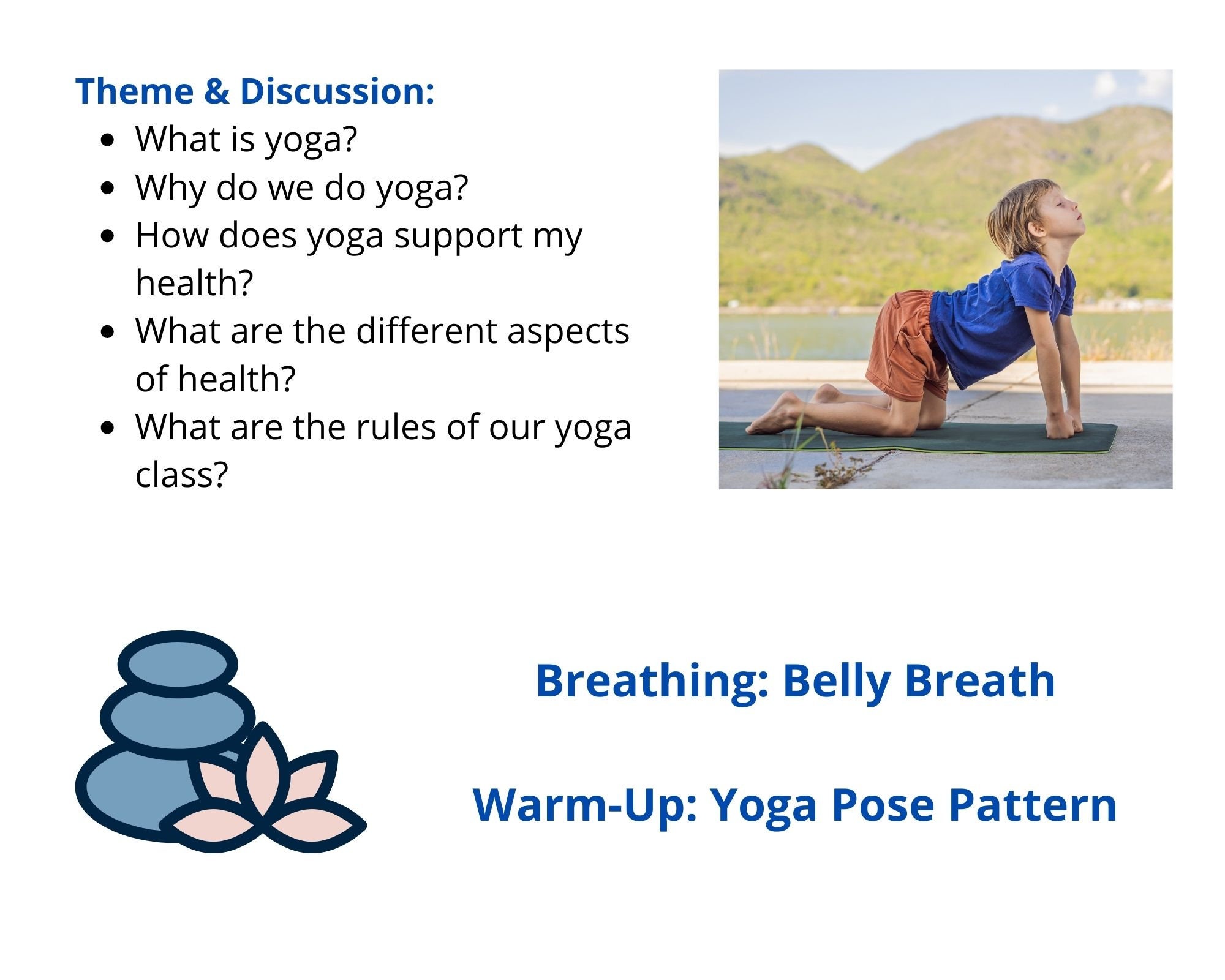 Kids Yoga Lesson Plan - What is Yoga? - Etsy