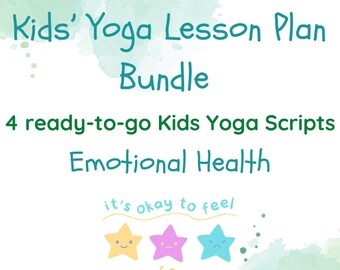 Kids' Yoga Lesson Plan Bundle Social Skills - Etsy