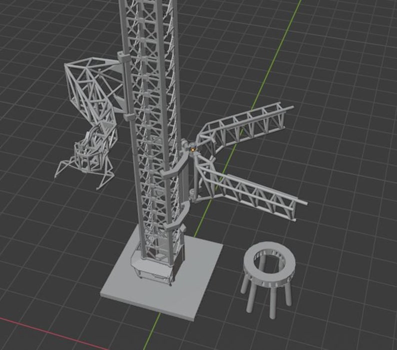 Spacex Mechazilla Launch Tower files for 3D Printing - Etsy Singapore