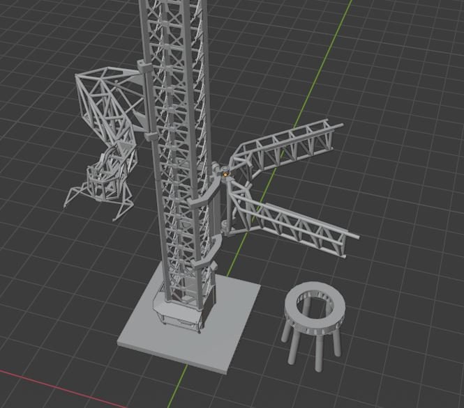 Spacex Mechazilla Launch Tower files for 3D Printing - Etsy