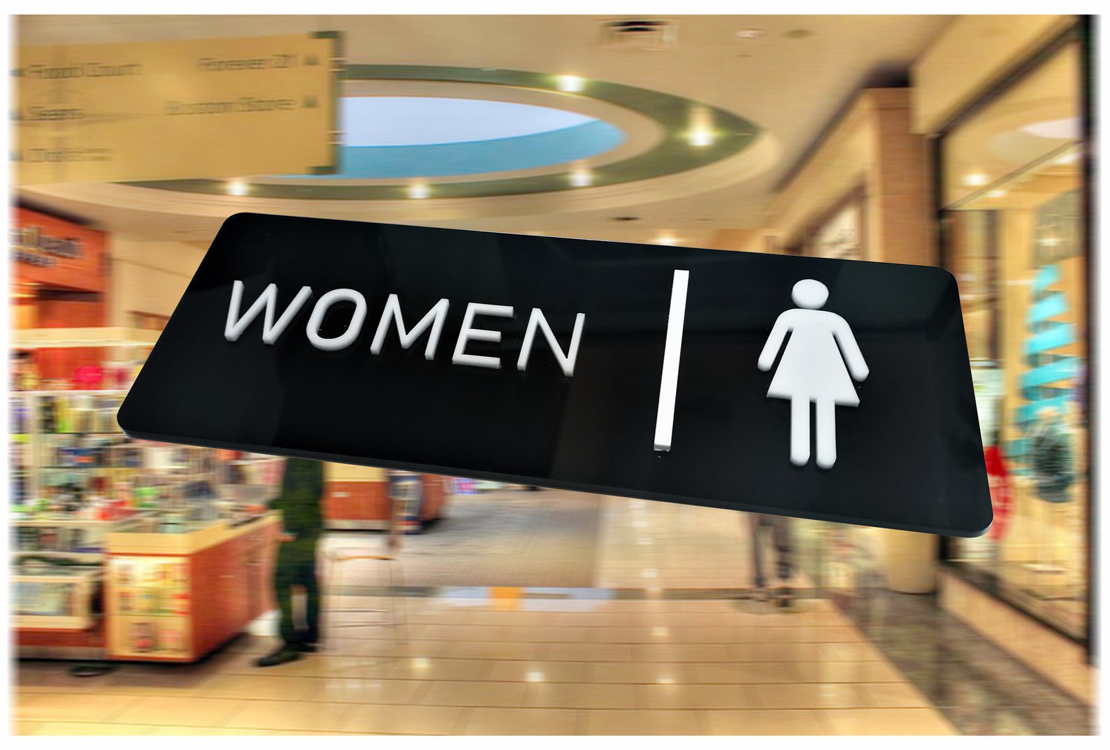 Signo de wc, letrero de wc de hombre damas, letreros direccionales ...