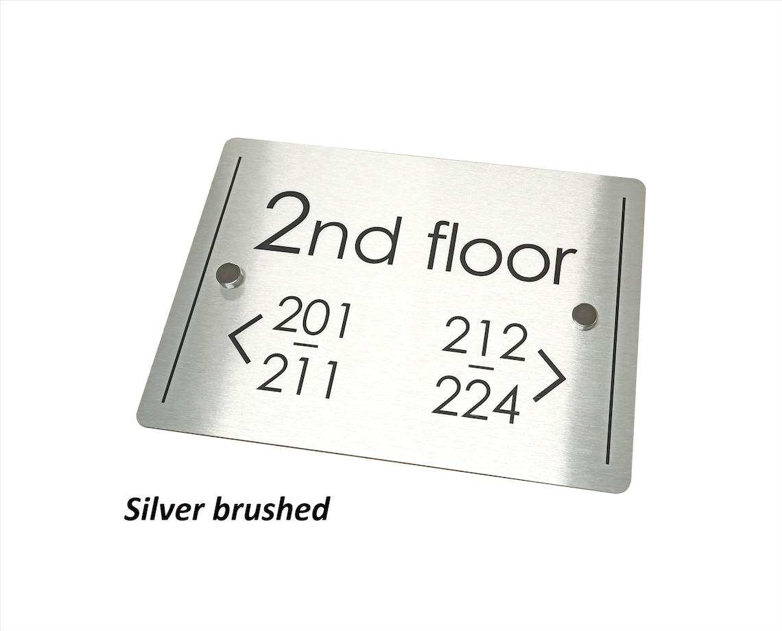 Directional Signs Custom Hotel Directional Signs Arrow Sign | Etsy