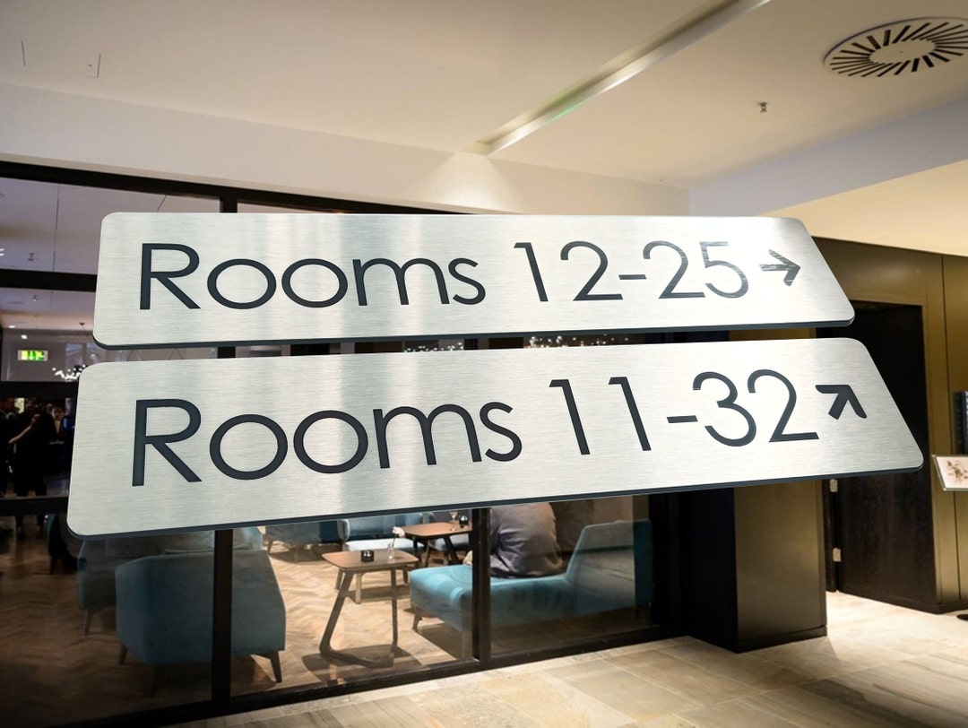 Directional Signs, Hotel Directional Signs, Arrow Sign, Hotel Floor ...