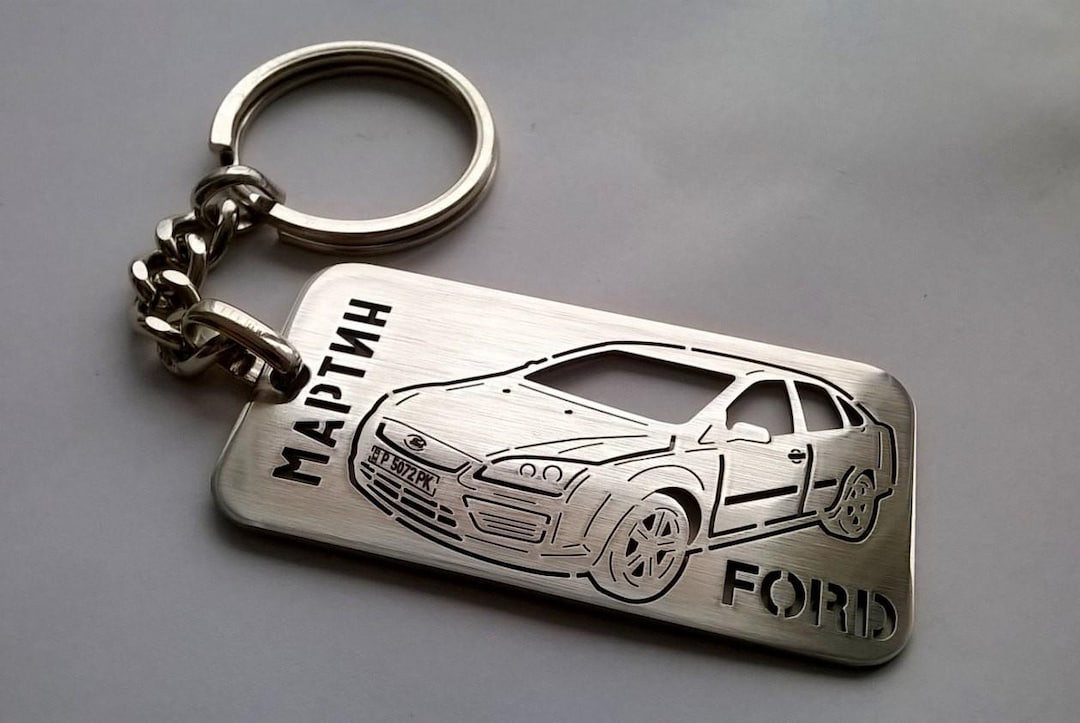Custom Gift Car Keychain With Personalized Name, Gift for Him ...